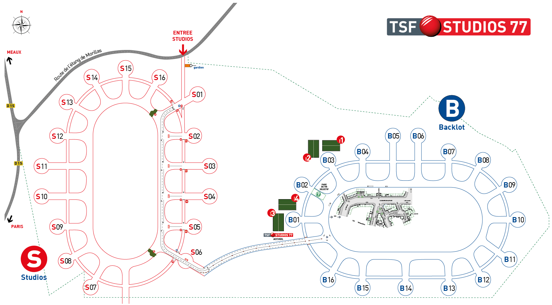 TSF BACKLOT PARIS STREETS MAPS - TSF